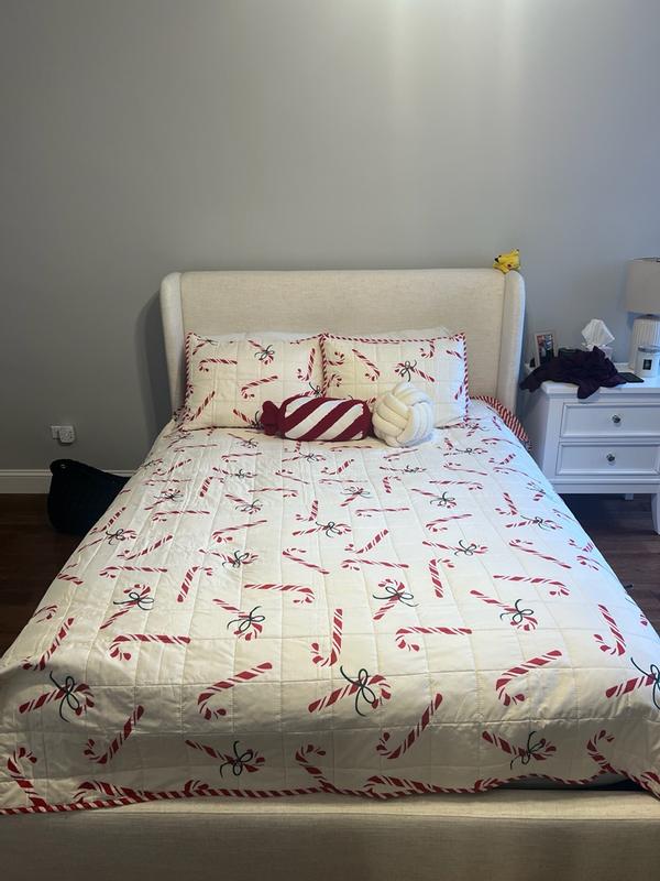 Hallmark Bedding Candy Canes Holiday 3-Pc. Quilt Set - Macy's
