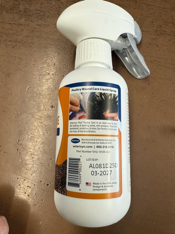 Vetericyn Plus Antimicrobial Poultry Care Spray, 8 oz. at Tractor Supply Co