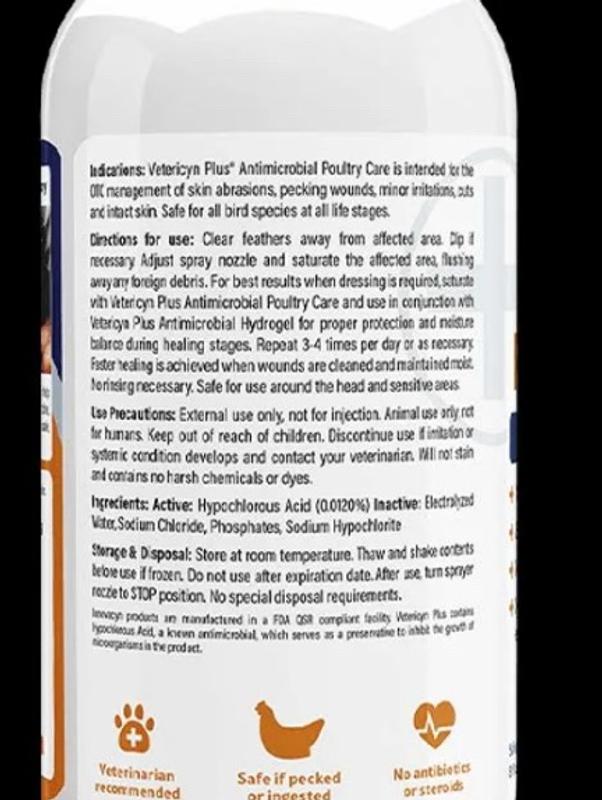 Vetericyn Plus Antimicrobial Poultry Care Spray, 8 oz. at Tractor Supply Co