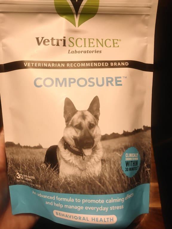 VetriScience Composure Calming Chews for Small Dogs, 30 Count