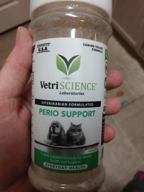 VetriScience Perio Support Dental Powder for Dogs 4.2 oz