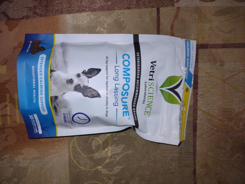VetriScience Composure Calming Chews for Dogs, Chicken Flavor
