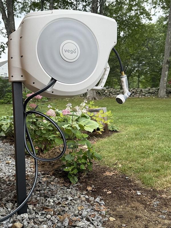Vego Garden Steel Stand Hose Reel in the Garden Hose Reels department ...