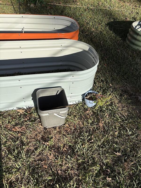 Vego Garden 32-cu ft 42-in W x 78-in L x 17-in H Sky Blue Galvanized ...