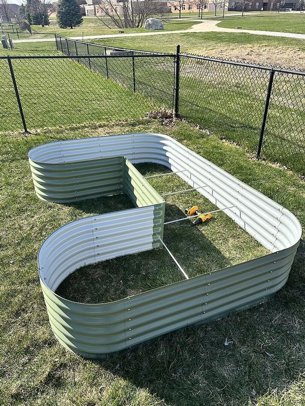 Vego Garden 51-cu ft 66-in W x 102-in L x 17-in H Olive Green ...