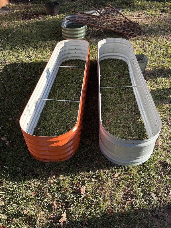 Vego Garden 32-cu ft 42-in W x 78-in L x 17-in H Sky Blue Galvanized ...