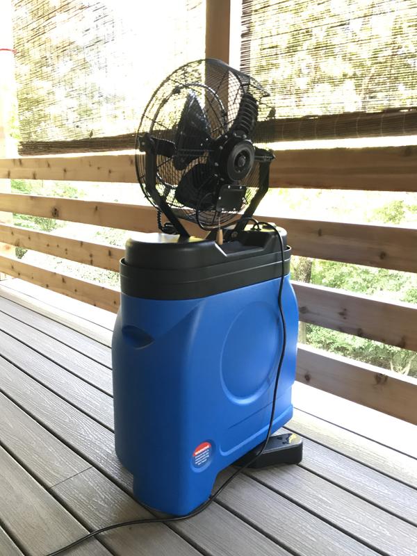 Maxx Air 14-in 120-Volt 3-Speed High Velocity Indoor/Outdoor Blue ...