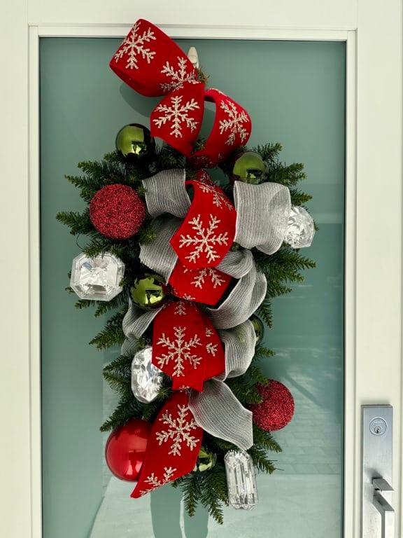 6" Red Beaded Ball Ornament Drilled - Macy's