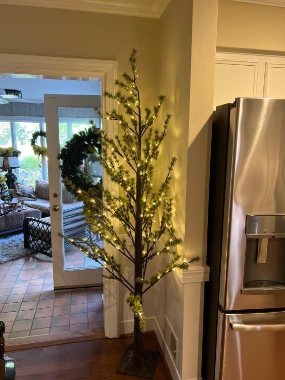 Vickerman 3-ft Pine Pre-lit Artificial Christmas Tree with White LED ...