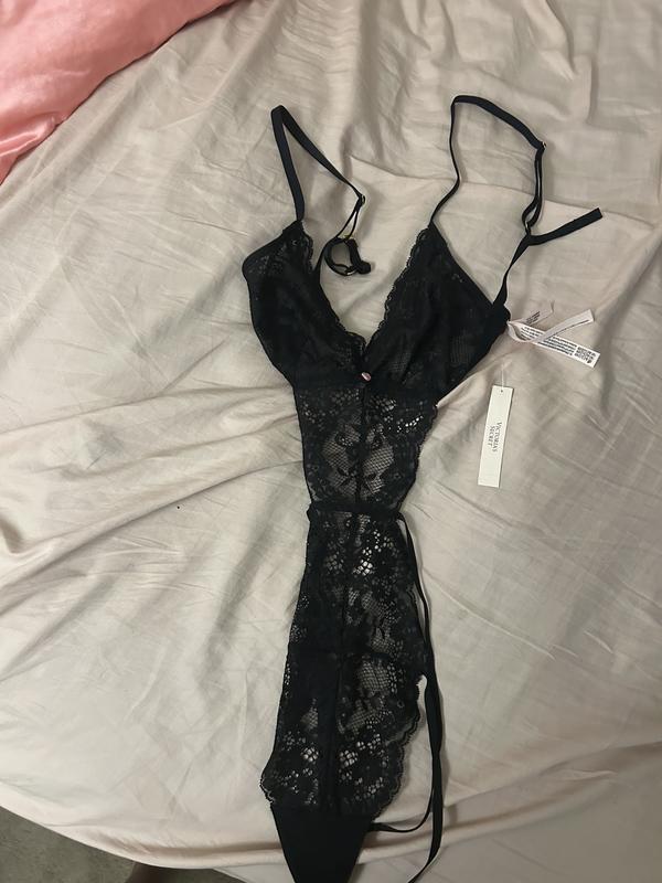 Buy Rose Lace Lightly Lined Strappy Teddy - Order Teddies online 1126495200