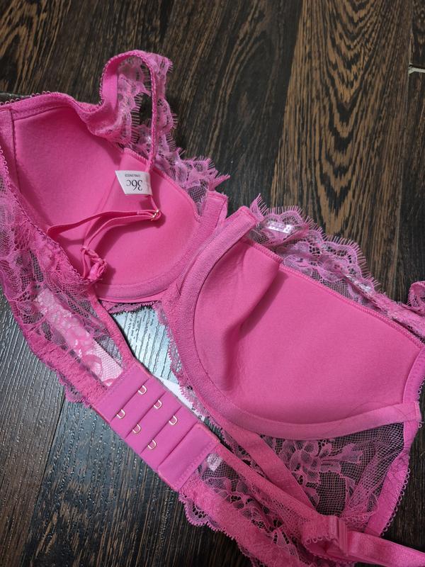 Buy Rose Lace Uplift Balconette Bra, Rose Garden - Order Bras online ...
