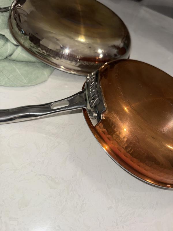 Viking 3-Ply Hammered Copper Clad 10-Pc. Cookware Set - Macy's