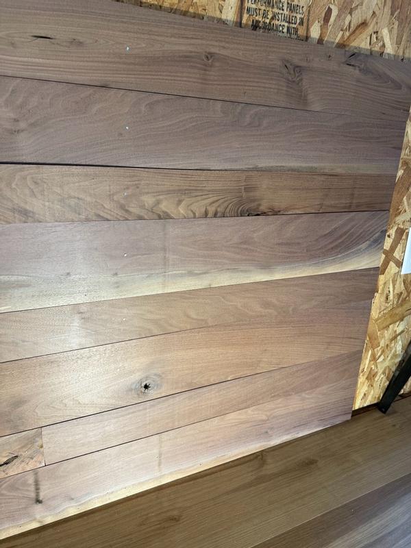 VINTAGE HARVEST RECLAIMED LUMBER 5-in x 4-ft Natural Mahogany Wall ...