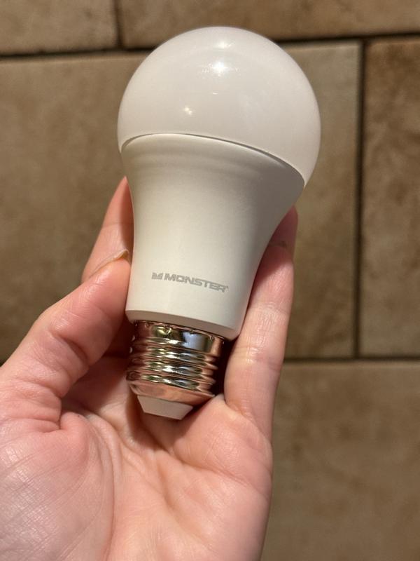 Monster Illuminessence 60-Watt EQ A19 Full Spectrum E26 Smart LED ...