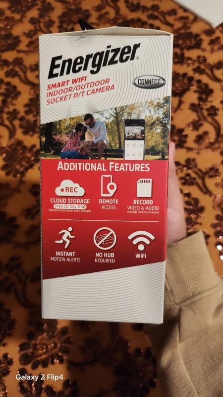 Energizer Energizer Connect Smart 1080P Hd Outdoor Security Socket ...