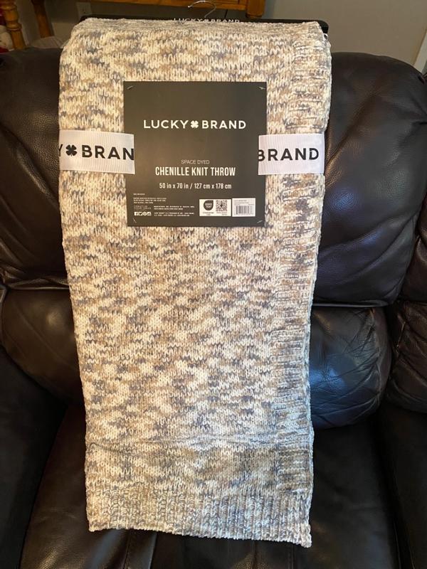 Lucky Brand Logan Chenille Throw, 50" x 70" - Macy's