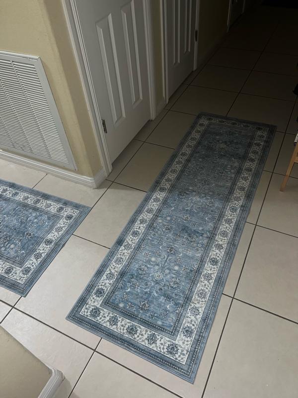 Wyatt & Ash Wyatt and Ash Blue Grey Seta Imagine Printed Chenille 7.1 ...