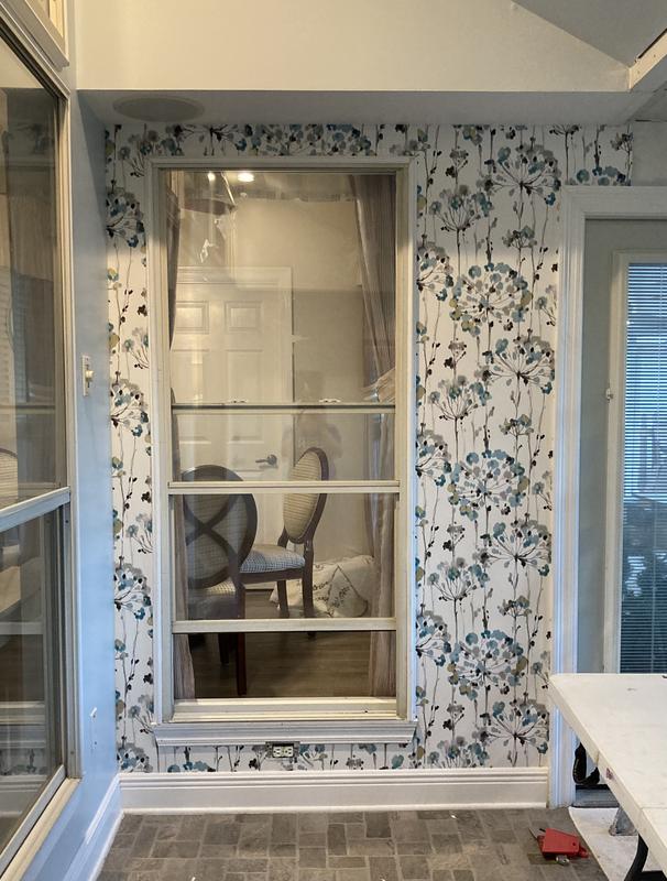 York Wallcoverings 60.8-sq ft Neutral Paper Floral Unpasted Wallpaper ...