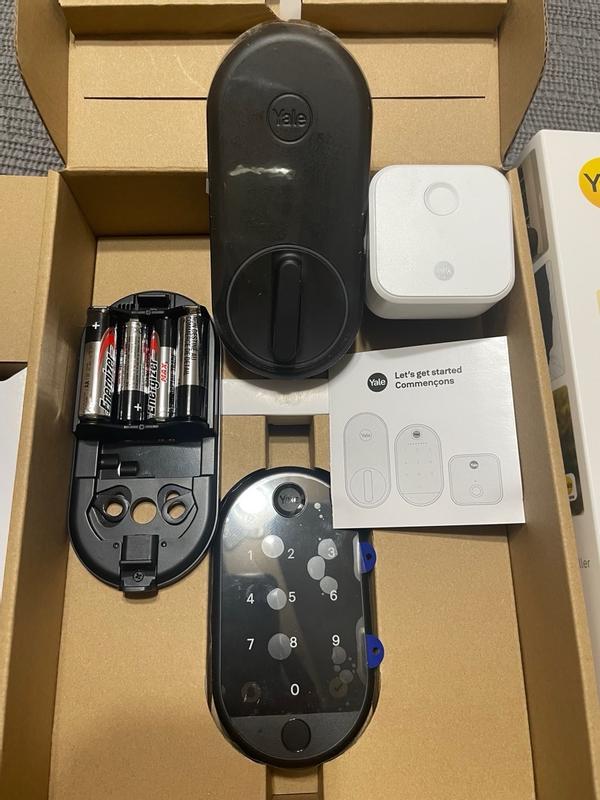 Yale Approach Retrofit Silver Smart Lock Electronic Deadbolt with Wifi ...