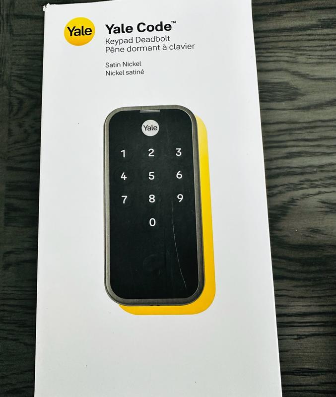 Yale Code Black Suede Electronic Deadbolt with Keypad YED210-NR-BSP at ...