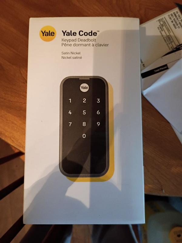 Yale Code Black Suede Electronic Deadbolt with Keypad YED210-NR-BSP at ...