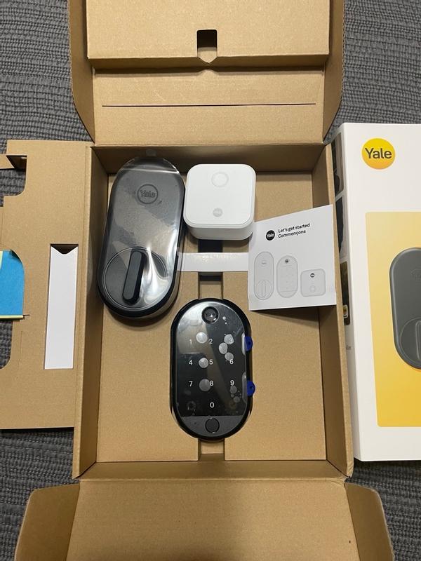 Yale Approach Retrofit Silver Smart Lock Electronic Deadbolt with Wifi ...