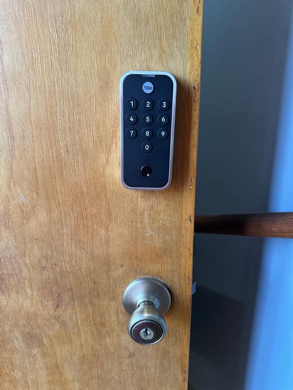 Yale Code Black Suede Electronic Deadbolt with Keypad YED210-NR-BSP at ...