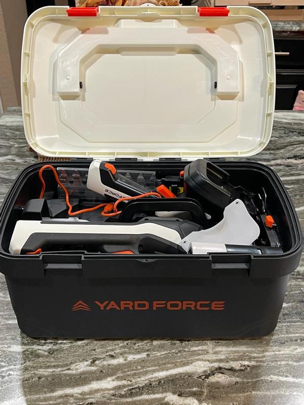 Yard Force 4V LITHIUM-ION MULTI-TOOL GARDENING KIT AND PORTABLE TOOL BOX in the Garden Hand Tool ...
