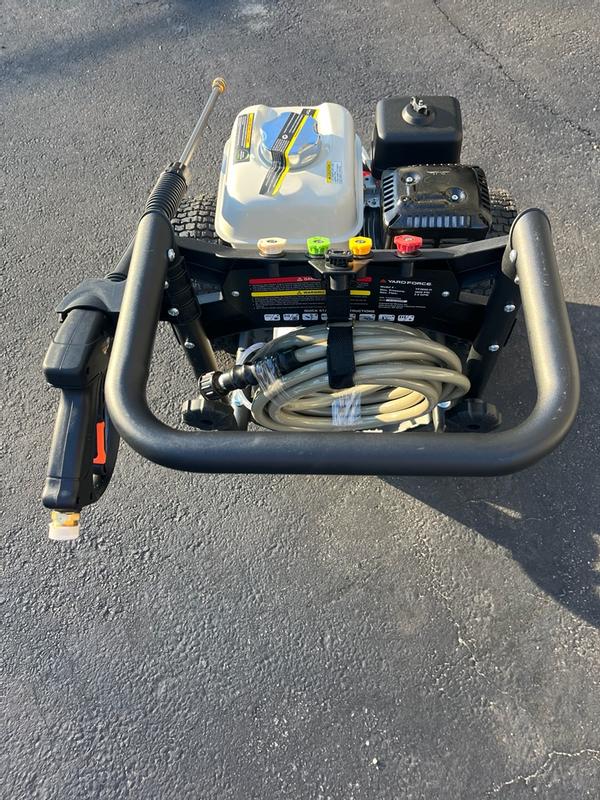 Yard Force 3600 PSI Gas Pressure Washer Honda GX200 Engine 2.5 GPM 5 ...