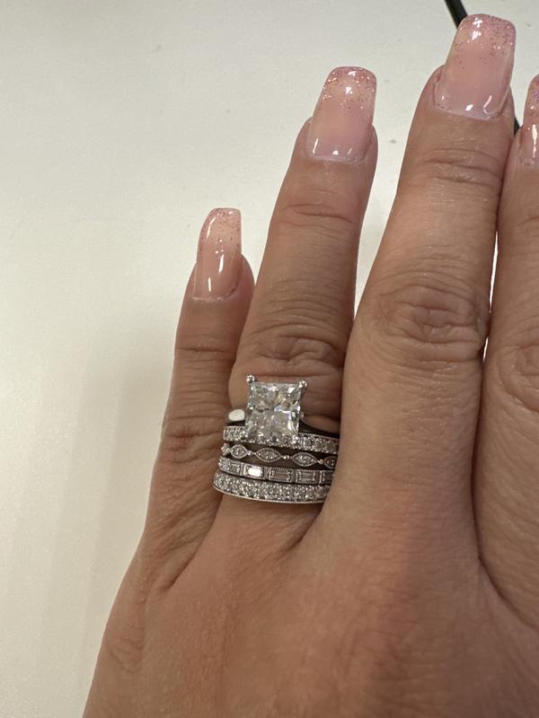 Zales baguette wedding band store