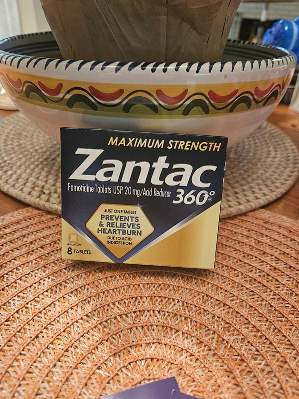 Zantac 360 Maximum Strength Tablets 50 Count 20 mg Tablets Meijer