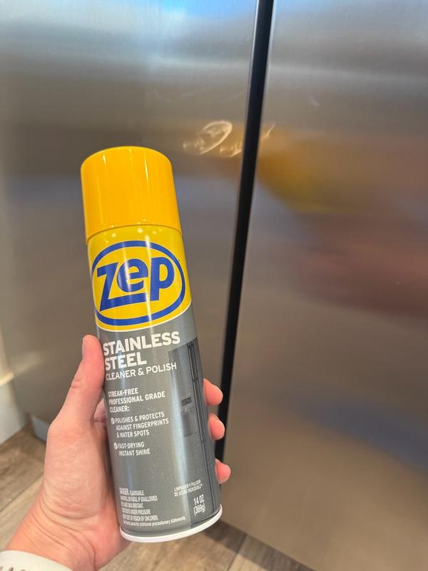 Zep Stainless Steel Cleaner and Polish 14-oz Stainless Steel Cleaner ...