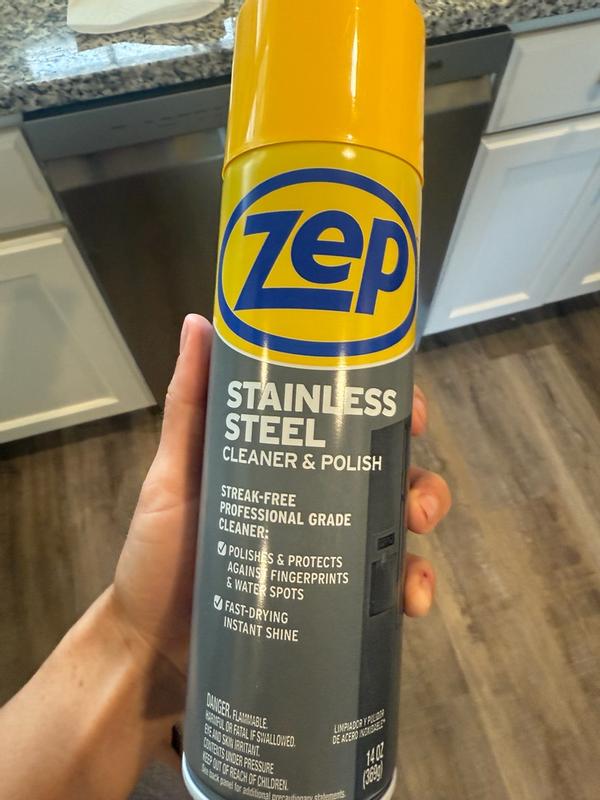 Zep Stainless Steel Cleaner and Polish 14-oz Stainless Steel Cleaner ...
