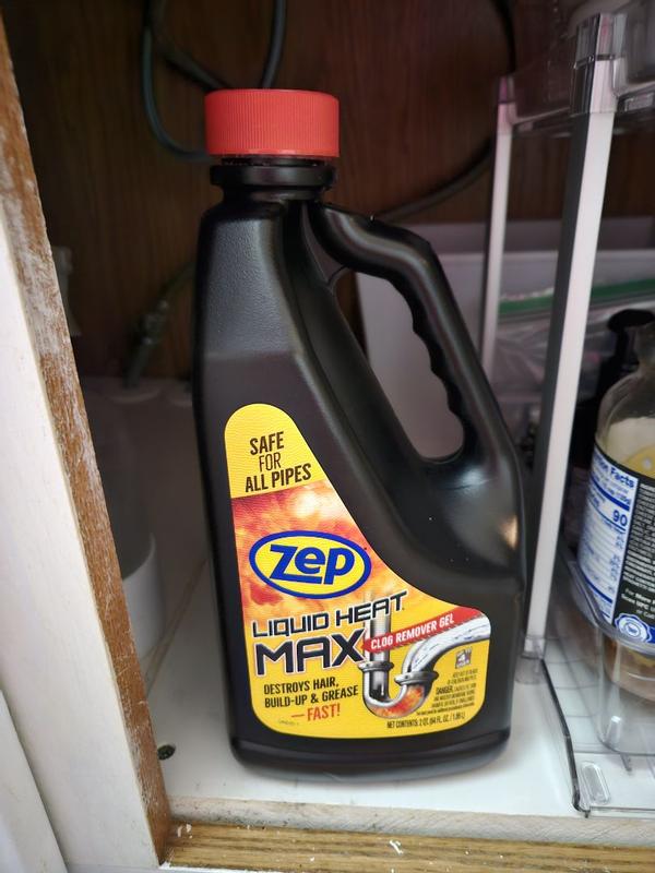 Zep Liquid Heat Max Clog Remover Gel 128 Fluid ounce(s) Drain Cleaner ...