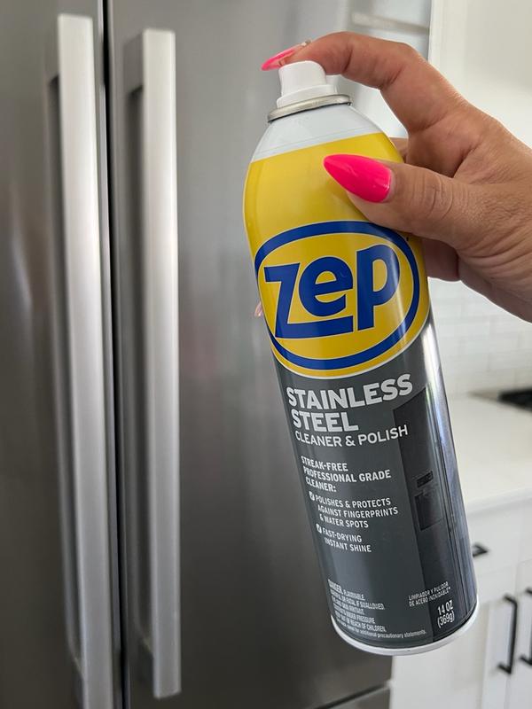 Zep Stainless Steel Cleaner and Polish 14-oz Stainless Steel Cleaner ...