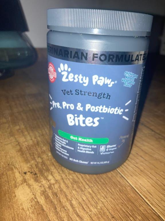 Zesty Paws Vet Strength Chicken and Harvest Vegetables Pre, Post ...