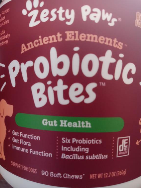 Zesty Paws Bison Ancient Elements Probiotic Bites for Dogs, 10.4 oz ...