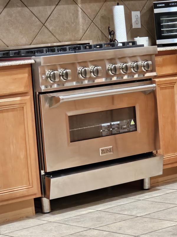 ZLINE KITCHEN & BATH Legacy 48-in 4.2-cu ft / 1.8-cu ft Convection Oven ...