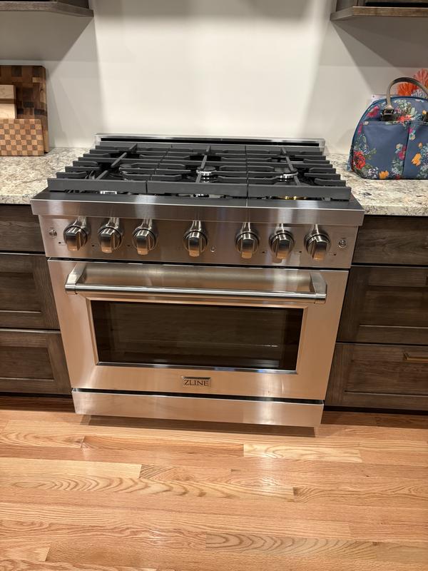 ZLINE KITCHEN & BATH Paramount 48-in 4.2-cu ft / 2.5-cu ft Convection ...