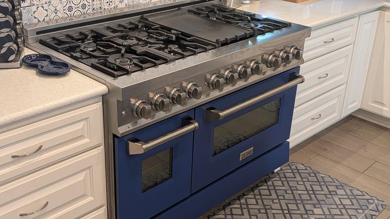 ZLINE KITCHEN & BATH Legacy 48-in Standard 4-cu ft / 2-cu ft Convection ...