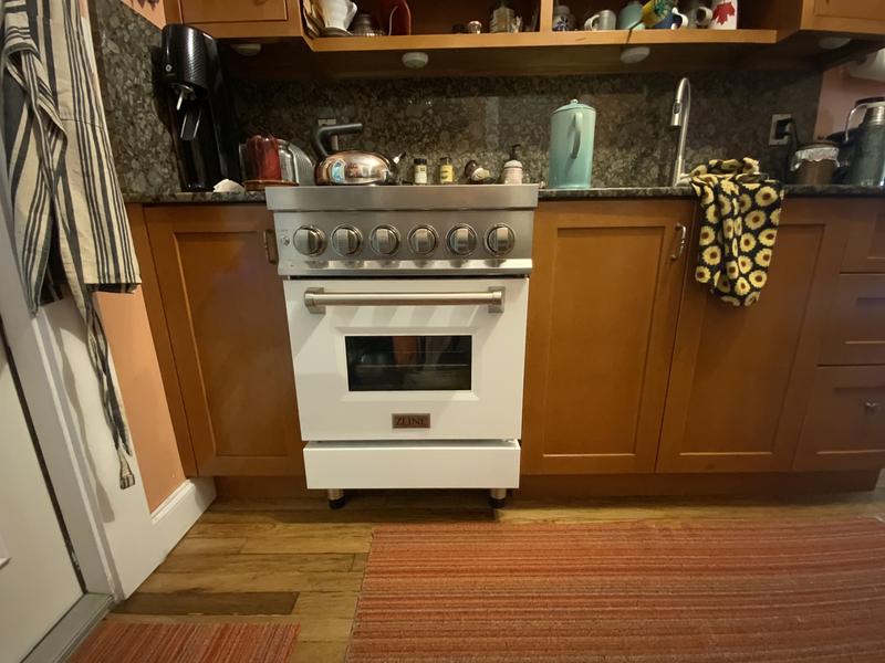 ZLINE KITCHEN & BATH 36-in Gas and electric range Grill module ( Matte ...