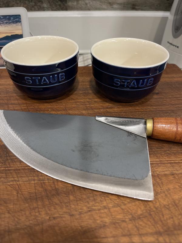 STAUB Ceramic 2pc Prep Bowl Set Dark Blue in the Dinnerware department ...